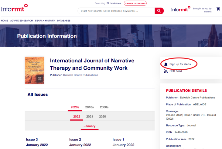 How to Create A Journal Alert