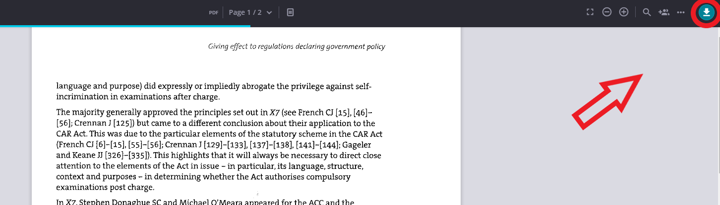 Informit Search | Downloading or saving a PDF