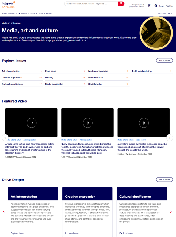 Informit Explore | Product Features