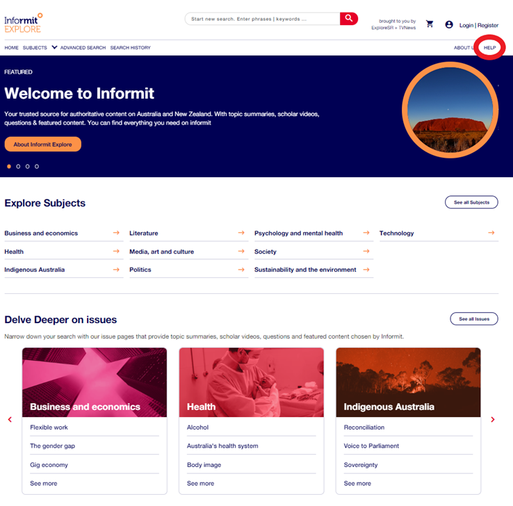Product Features of Explore