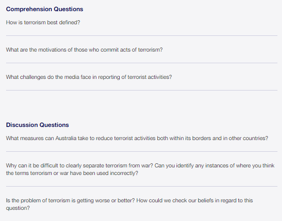 Informit Explore | Using Explore in the classroom