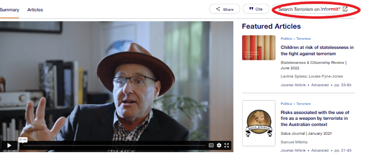 Informit Explore | Using Explore in the classroom